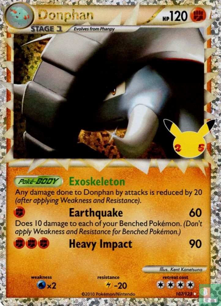 Donphan 107/123 (2021) - English)2021) Sword & Shield - Celebrations ...