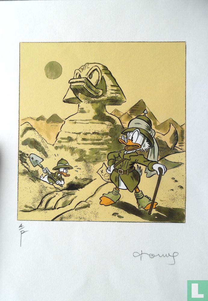 Donald Duck and Uncle Scrooge golden quest in Egypt (2023) - Fernandez ...