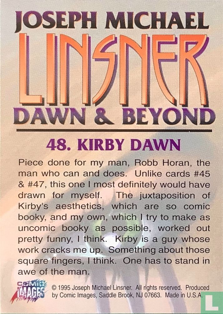 Kirby Dawn 48 (1995) - Dawn & Beyond - LastDodo