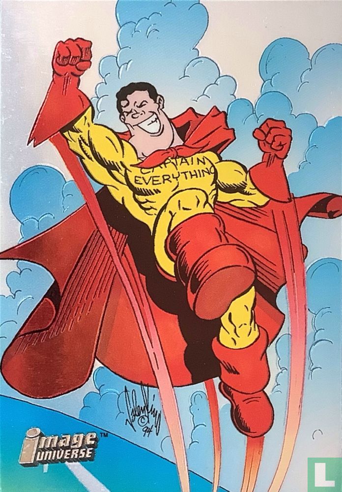 Captain Everything 89 (1995) - Topps Finest Image Universe Founders ...