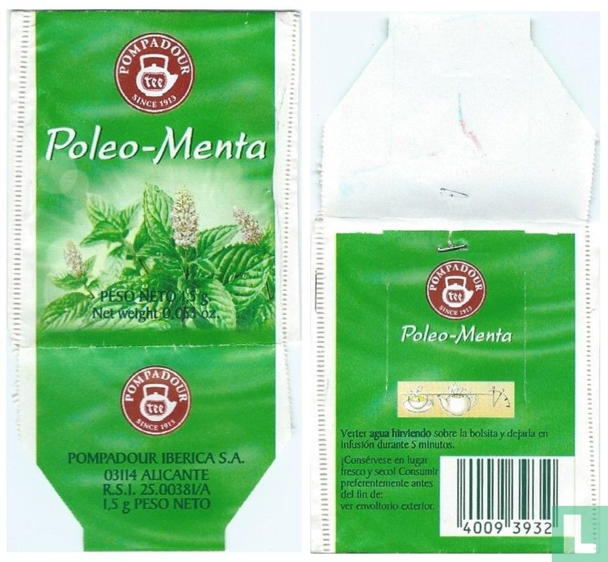 Poleo-Menta - Teekanne - Pompadour - LastDodo