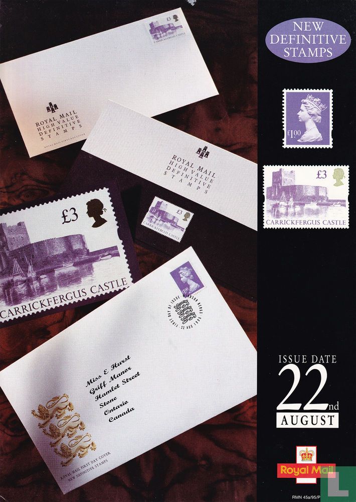 New Definitive Stamps (1995) - Postzegels - LastDodo