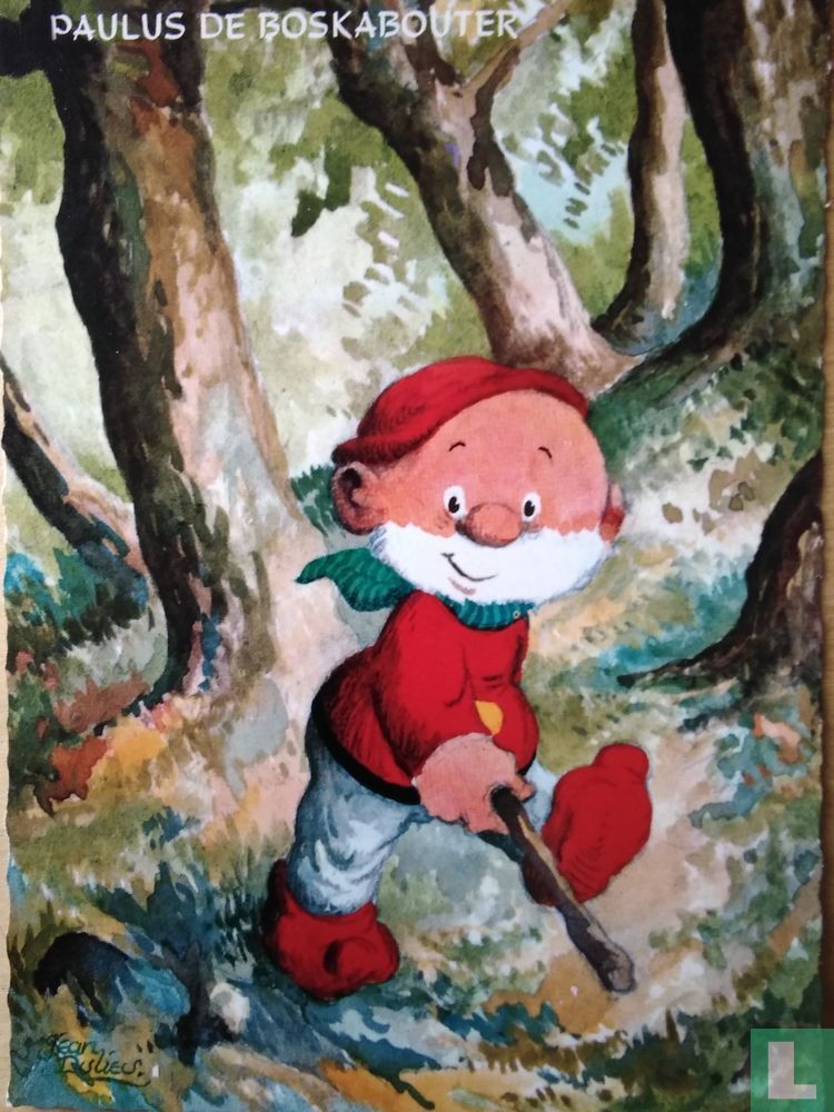 Paulus de boskabouter lopend in het bos 10 (1967) - Gebr Spanjersberg N ...