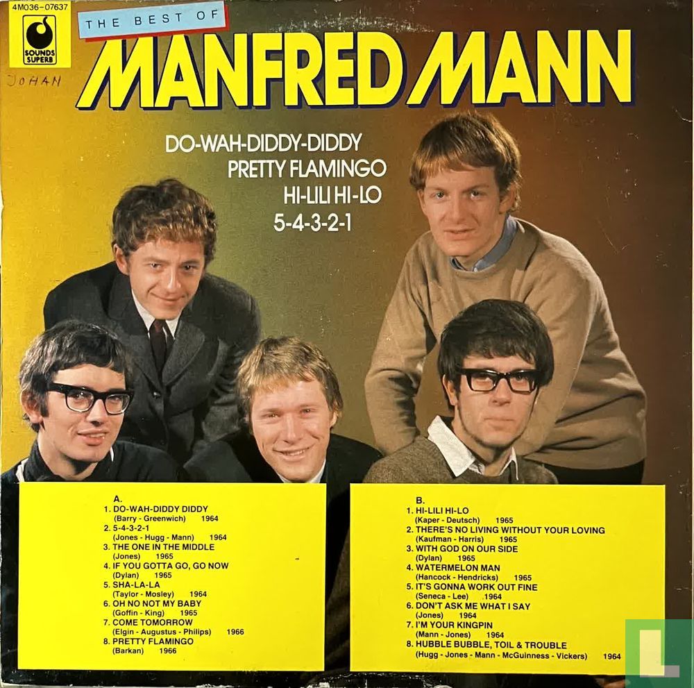 The Best of Manfred Mann LP 4M 036-07637 (1981) - Manfred Mann - LastDodo