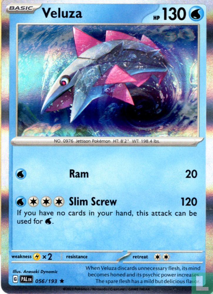 Veluza 056/193 (2023) - English)2023) Scarlet & Violet - Paldea Evolved ...