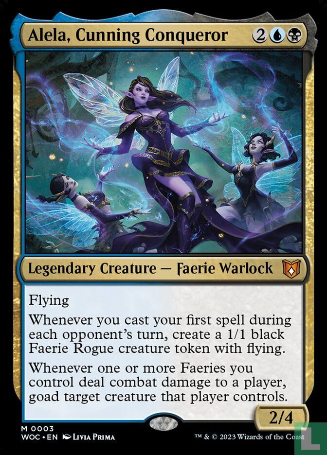 Alela, Cunning Conqueror 0003 (2023) - 2023) Wilds of Eldraine ...