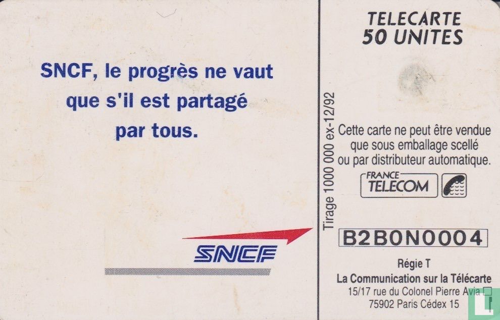 SNCF B2B0N0004 (1992) - France Télécom - LastDodo