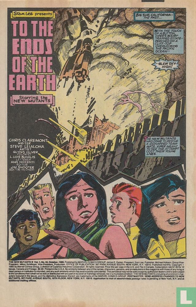 The New Mutants 32 32 a (1985) - New Mutants, The - LastDodo