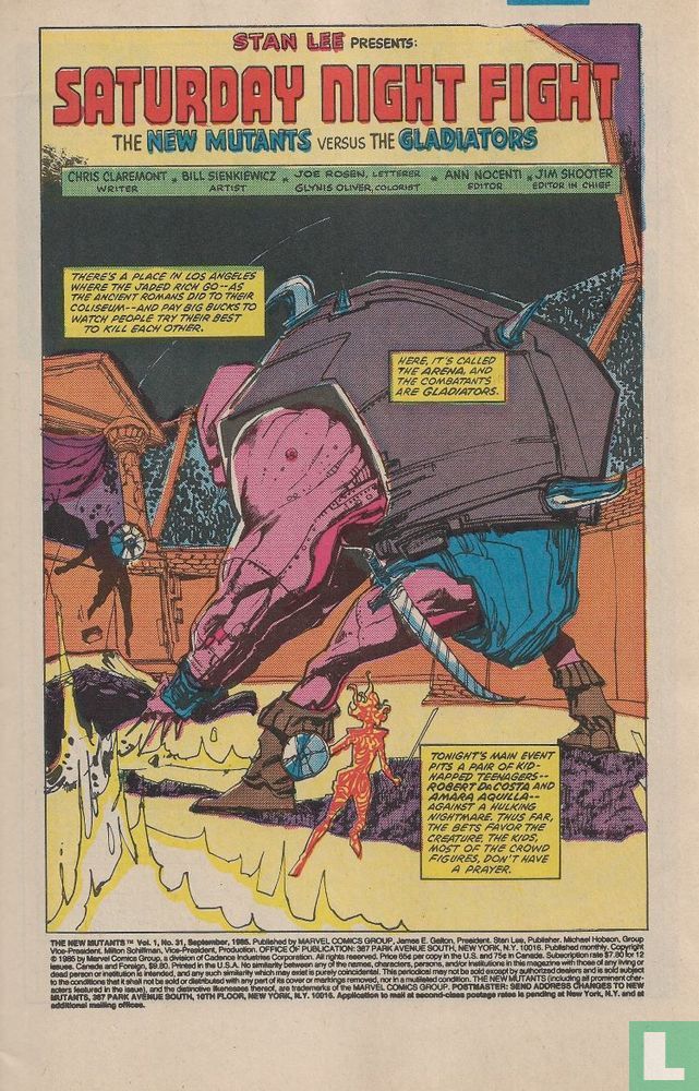 The New Mutants 31 31 a (1985) - Catseye - LastDodo