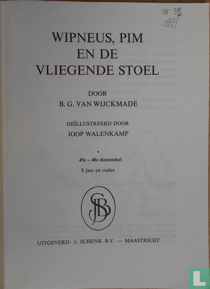 Wipneus, Pim en de vliegende stoel 31 (1984) - Wipneus en Pim - LastDodo