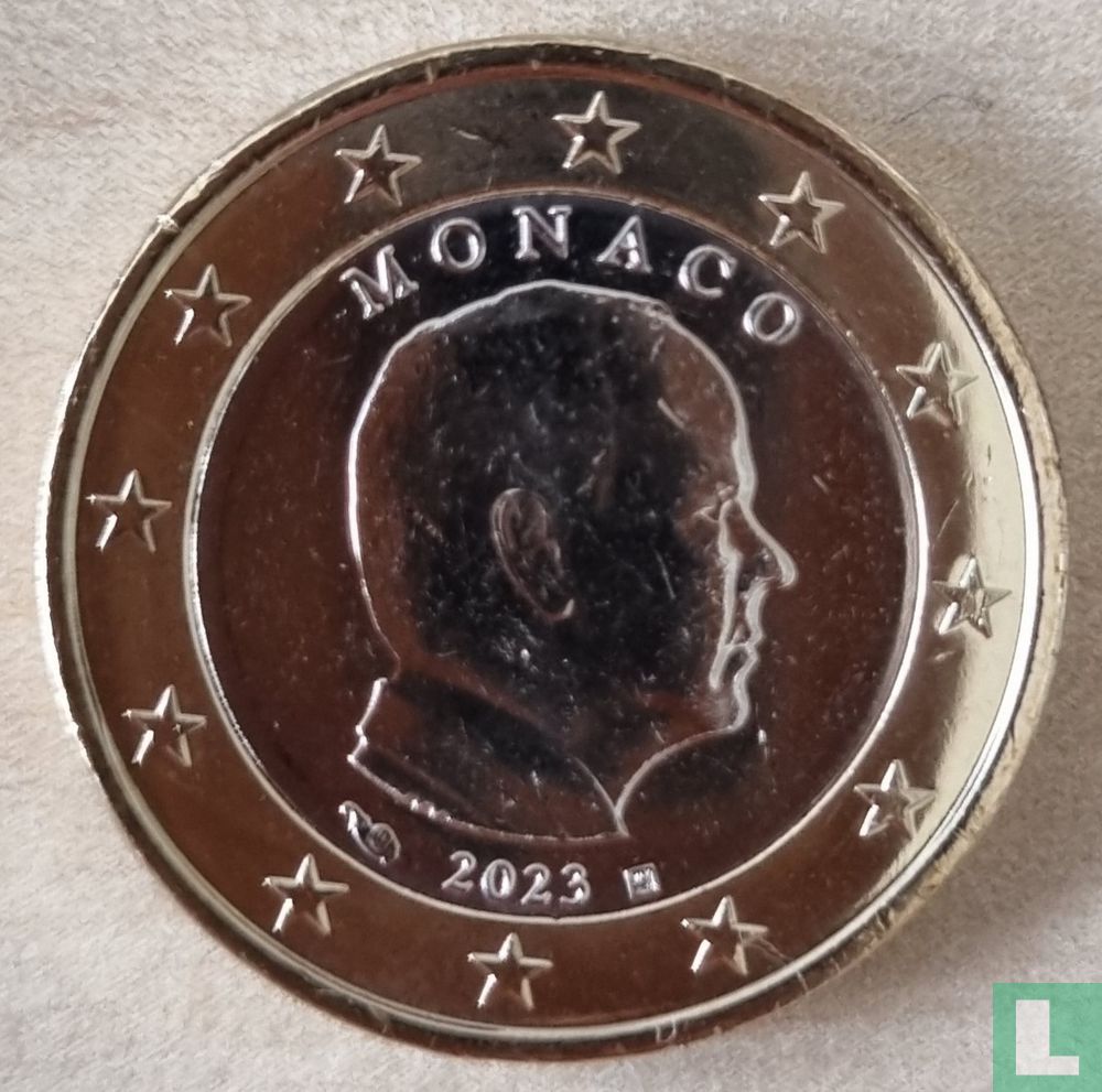 Monaco 1 euro 2023 KM# 194 (2023) - Monaco - LastDodo