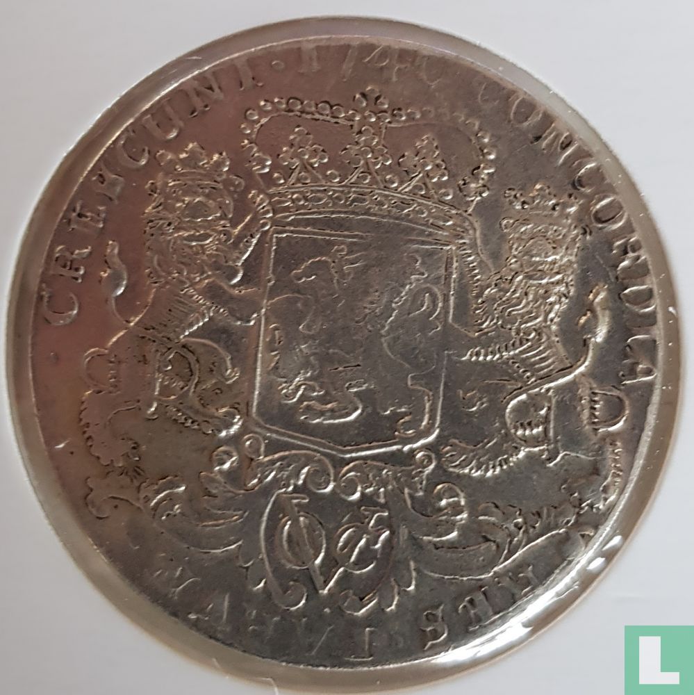 VOC 1 ducaton 1740 (Zeeland - CONCORDIA) KM# 151 (1740) - Dutch East ...