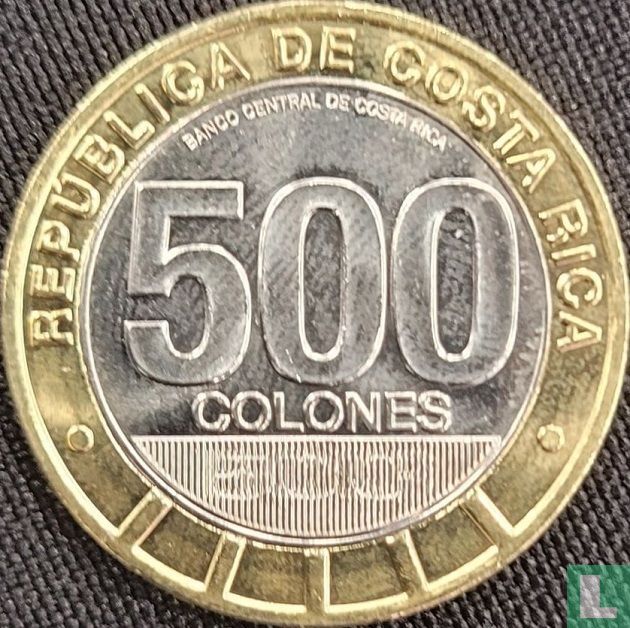 Costa Rica 500 colones 2023 (colourless) "175 years Foundation of the ...