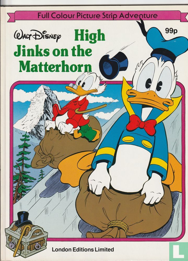 Walt Disney's high jinks on the Matterhorn 2 (1985) - Donald Duck ...