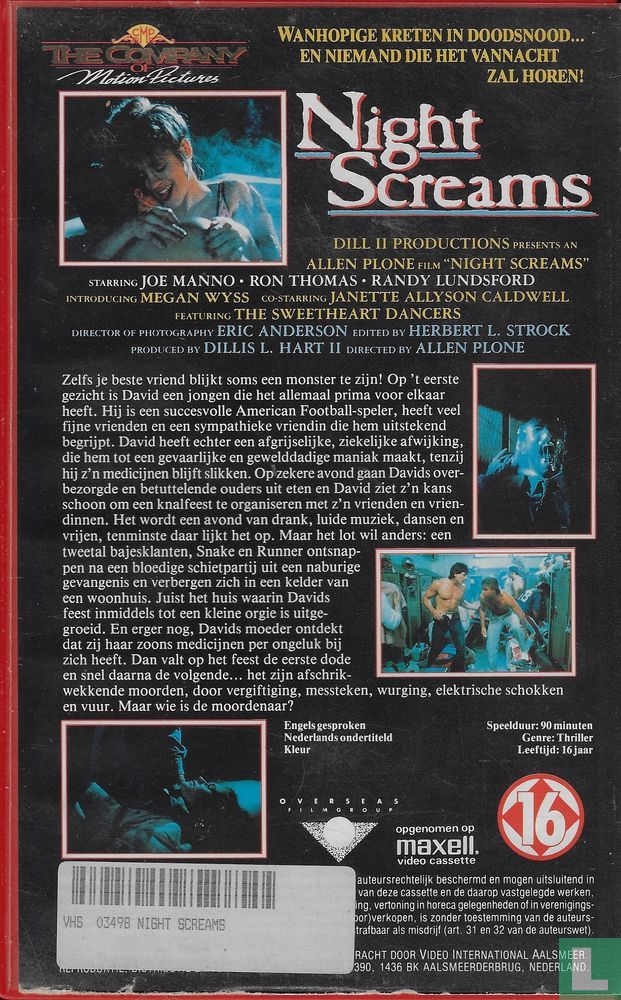 Nightscreams VHS - VHS video tape - LastDodo