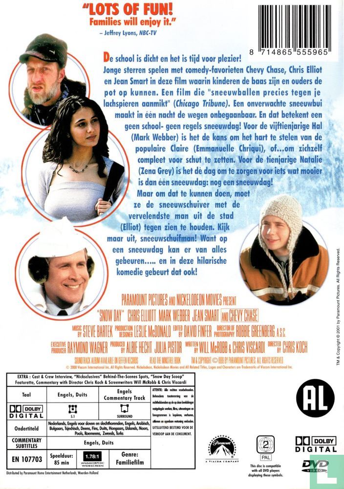 Snow Day DVD (2000) - DVD - LastDodo