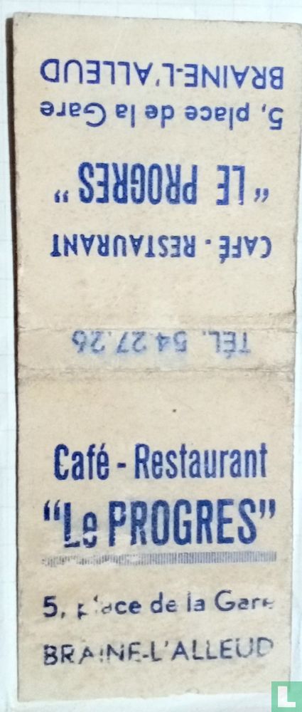"Le Progrés " café-restaurant. - Horeca - LastDodo