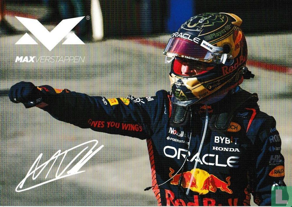 Fotokaart Max Verstappen, World Champion 2023 (2023) - Verstappenshop ...