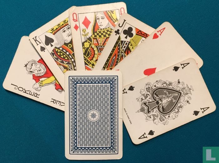 Ornate Windmill in Ace of Spades [Made in Hong Kong] - Card game [4x13 ...