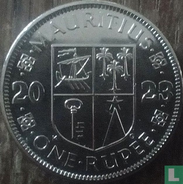Mauritius 1 rupee 2023 KM# 55a (2023) - Mauritius - LastDodo
