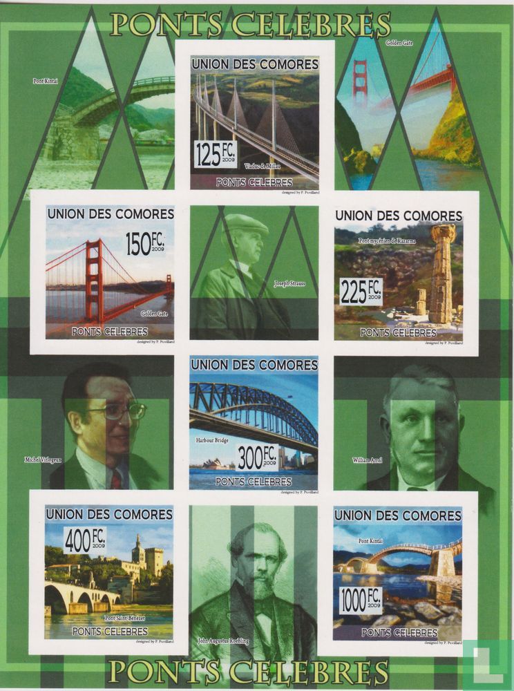 Famous bridges (2009) - Comoros - LastDodo