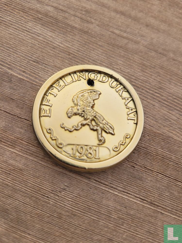 Efteling Dukaat 1981 Sprekende papegaai (1981) - Fantasie penningen - LastDodo