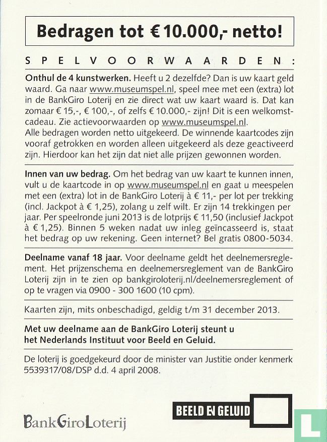BankGiro Loterij - Beeld En Geluid - Het Atrium - BankGiro Loterij ...