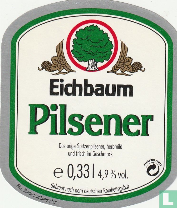 Eichbaum Pilsener - Eichbaum Brauerei, Mannheim - LastDodo