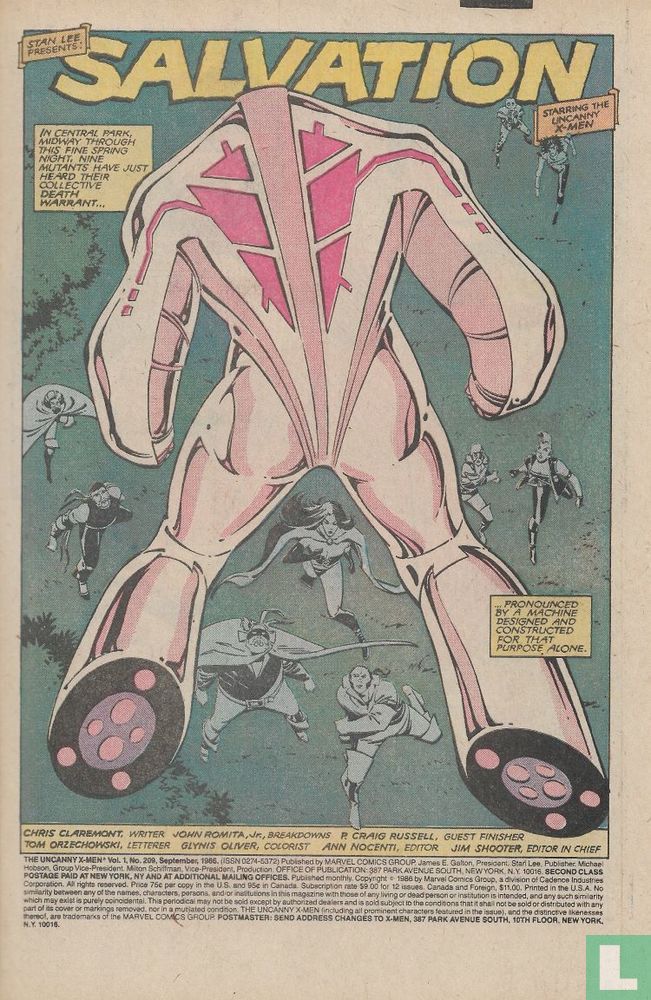 The Uncanny X-Men 209 209 b (1986) - Colossus - LastDodo