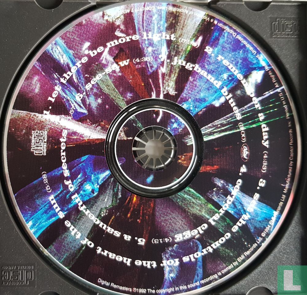 A saucerful of secrets CD CDP077774638326 (1994) - Pink Floyd - LastDodo