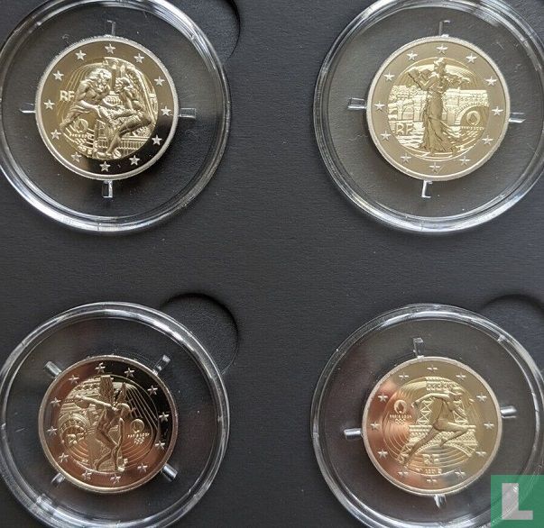 France combination set 2024 (PROOF) "Summer Olympics in Paris" KM# PS ...