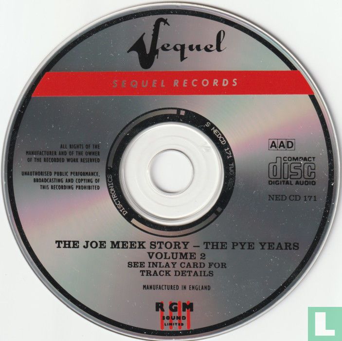 The Joe Meek Story - The Pye Years CD NED CD 171 (1991) - Various ...