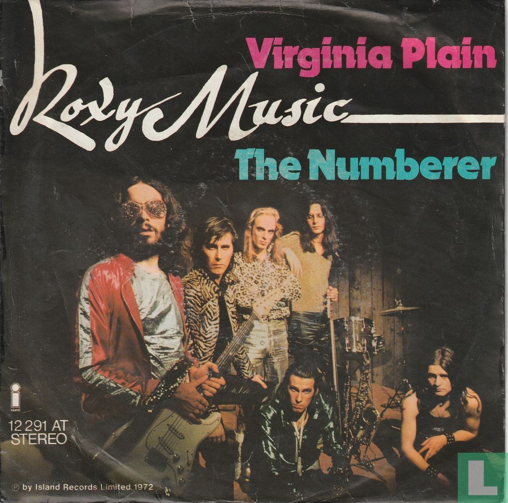 Virginia Plain Single 12 291 AT (1972) - Roxy Music - LastDodo