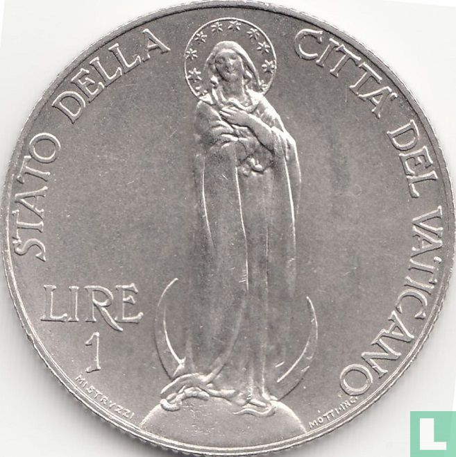 Vaticaan 1 lira 1929 KM# 5 (1929) - Vaticaan - LastDodo