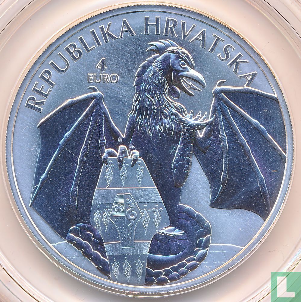 Kroatien 4 Euro 2024 "Trsat dragon" KM# 154 (2024) - Kroatien - LastDodo