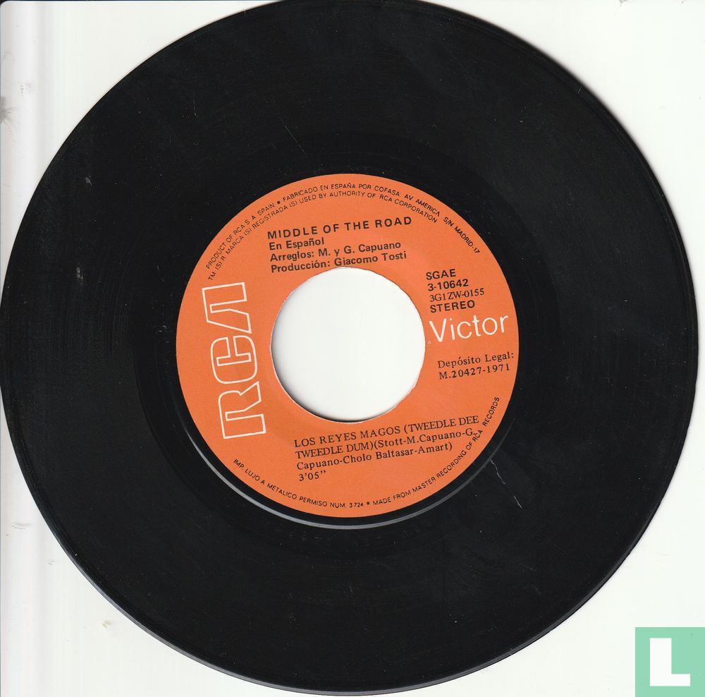 Tweedle Dee Tweedle Dum (Los reyes magos) Single 3-10642 (1971 ...