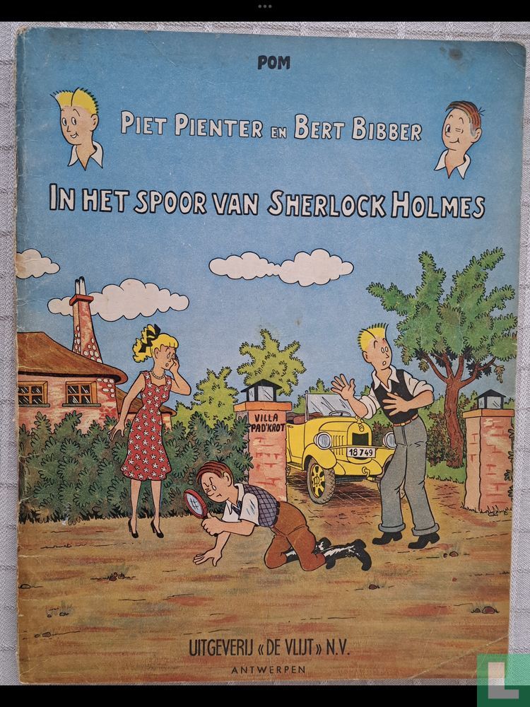 In het spoor van Sherlock Holmes 1 b (1955) - Piet Pienter en Bert ...