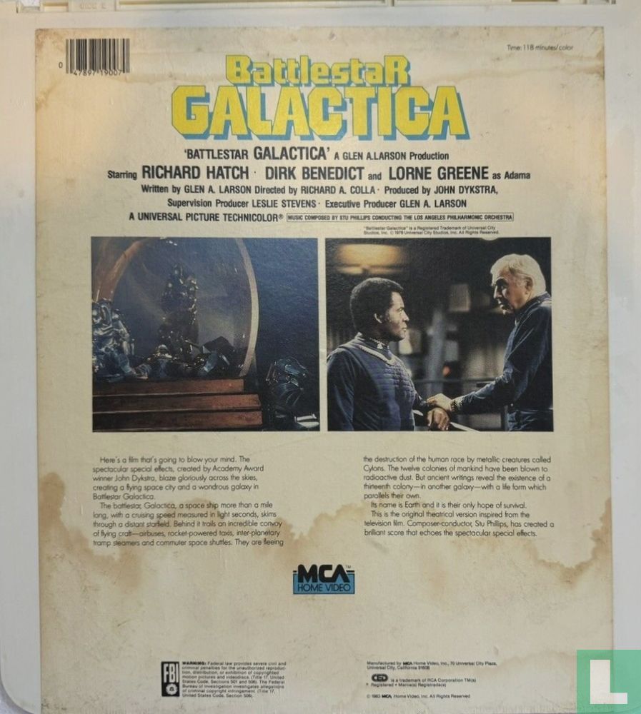 Battlestar Galactica CED (1983) - CED - LastDodo