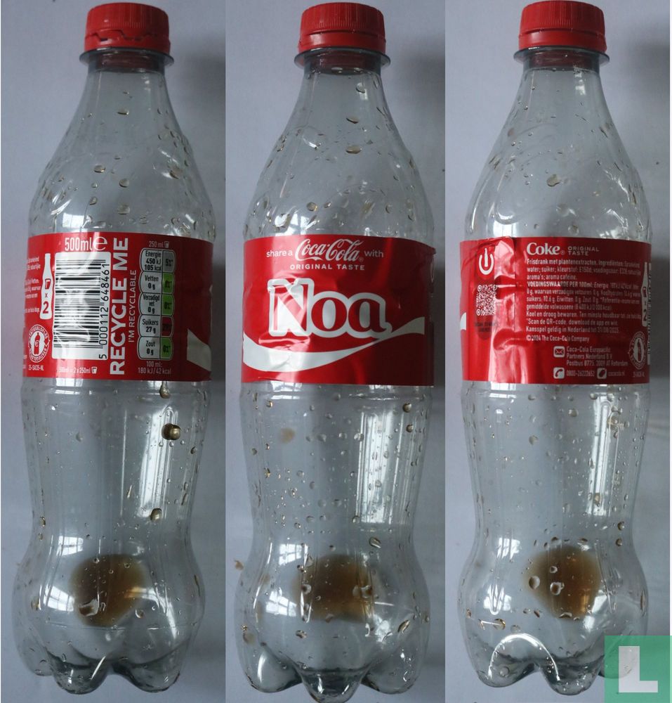 Share a Coca-Cola with Noa - 500ml - NL (2024) - Coca-Cola - LastDodo
