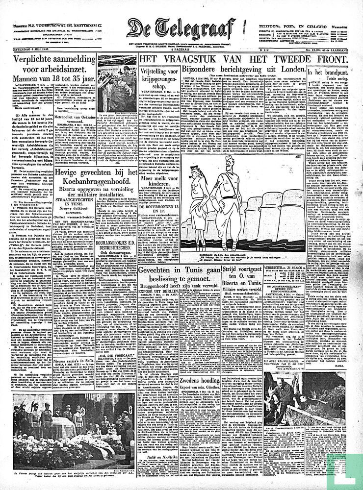 De Telegraaf 18899 Za 18899 Za (1943) - De Telegraaf - LastDodo