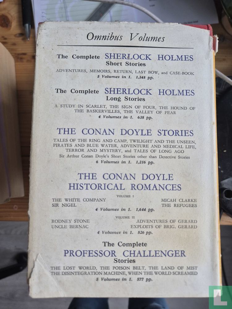 The complete Sherlock Holmes Short stories (1956) - Sherlock Holmes ...