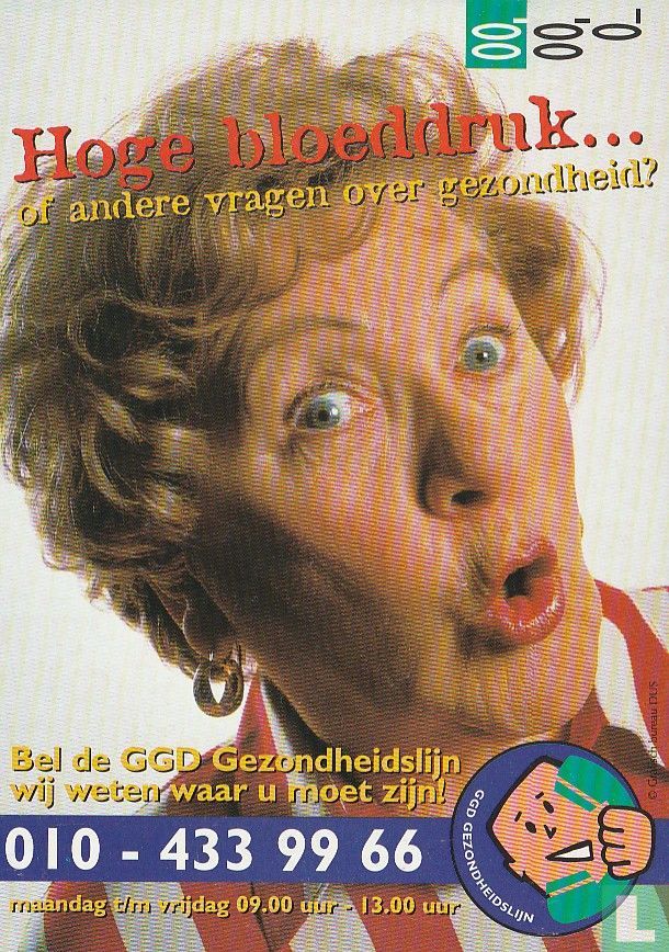 GGD Rotterdam Gezondheidslijn "Hoge bloeddruk..." - GGD Gezondheidslijn ...