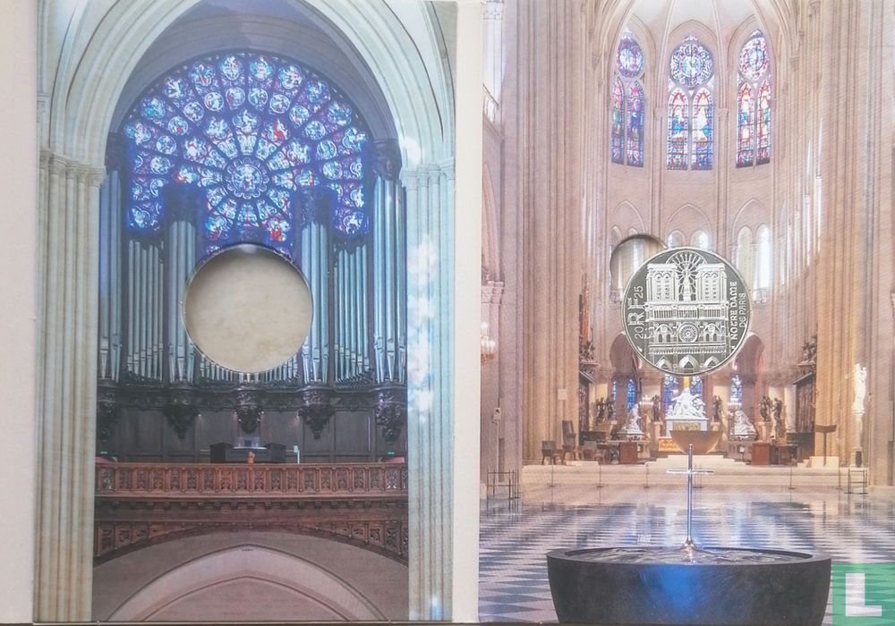 Frankrijk 10 euro 2025 (folder) "Kathedraal Notre-Dame van Parijs" KM# (2025) - Frankrijk - LastDodo