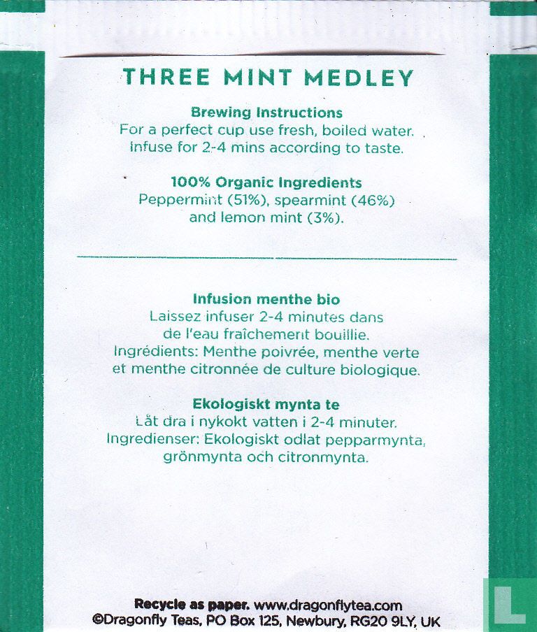 Three Mint Medley (2025) - Dragonfly tea [tm] - LastDodo