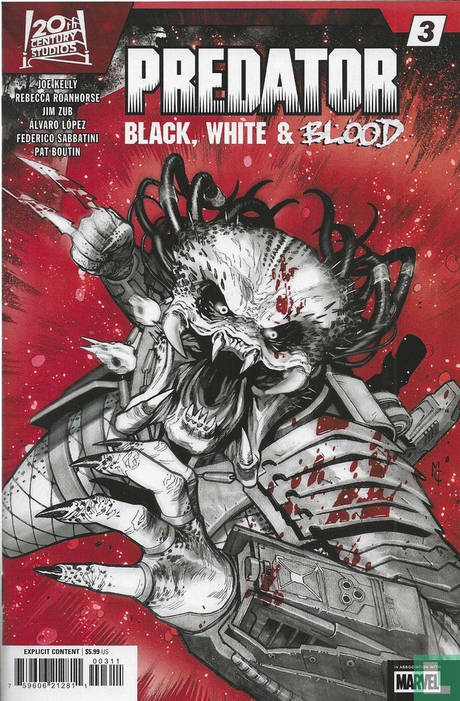 Predator: Black, White & Blood 3 3 a (2025) - Predator - LastDodo