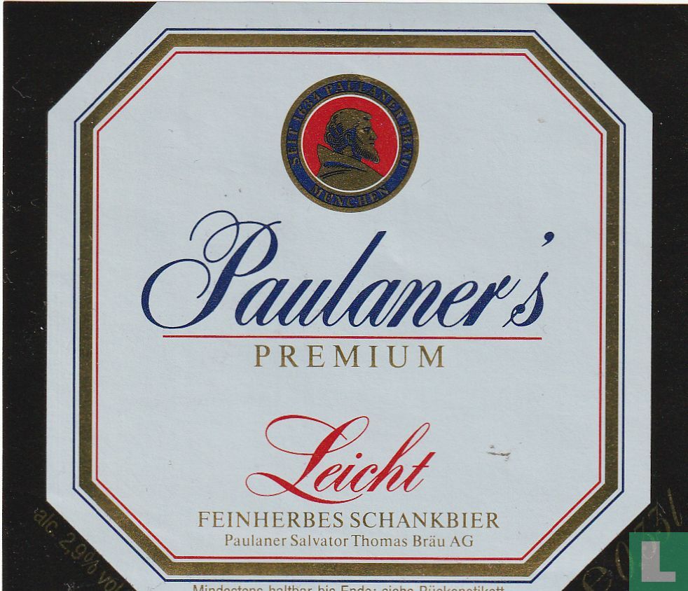 Paulaner's Premium Leicht - Paulaner Brauerei, München - LastDodo