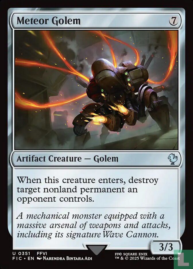 Meteor Golem 0351 (2025) - 2025) Final Fantasy Commander - LastDodo