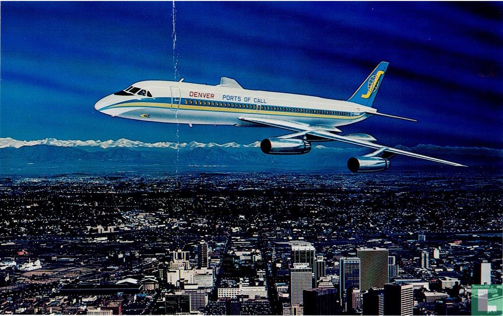 Denver Ports of Call - Convair CV-990 - Gemigreerd vanuit Luchtvaart ...