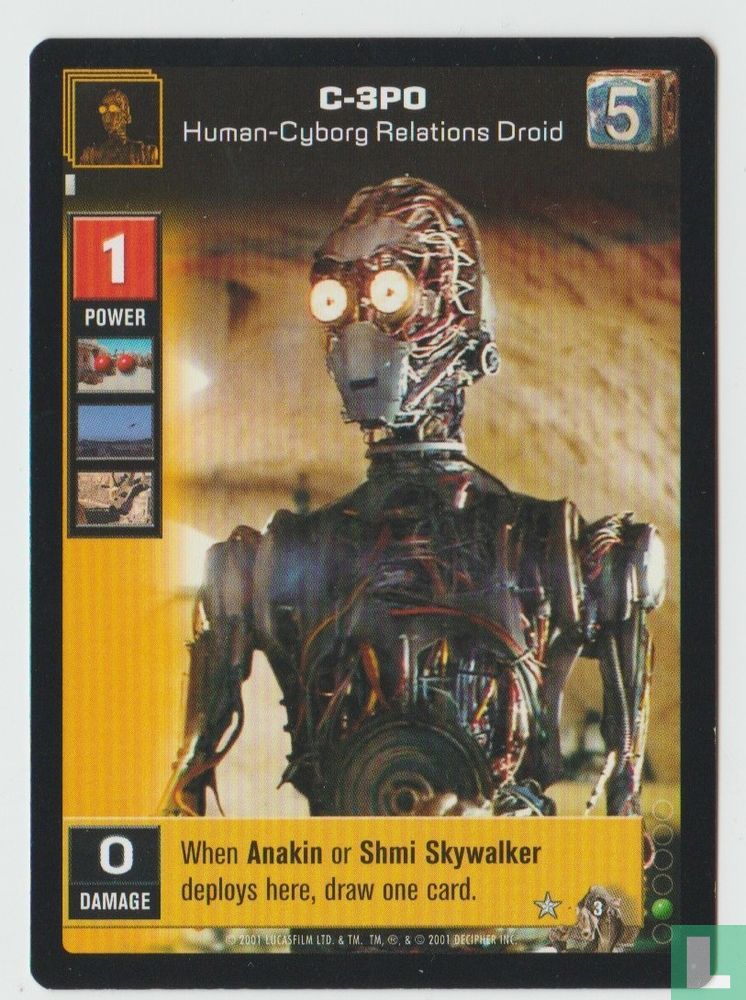 C-3PO, Human-Cyborg Relations Droid 3 (2001) - Boonta Eve Podrace ...