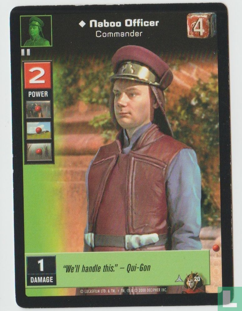 Naboo Officer, Commander 20 (2001) - Battle of Naboo - LastDodo